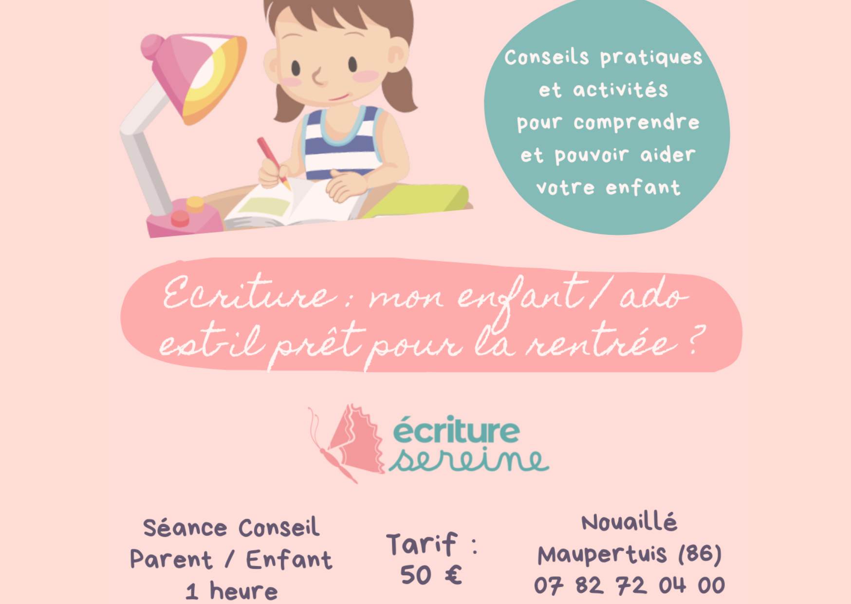 Ecriture : mon enfant / ado est-il prêt pour la rentrée ? Ecriture ...